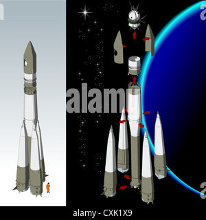Image, Cosmonaut Yuri Gagarin, First in Space, Kosmonavtlar Station ...