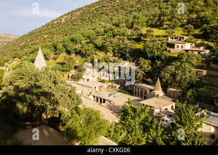 Shrine at Lalish, the holiest place in the world to practitioners of ...
