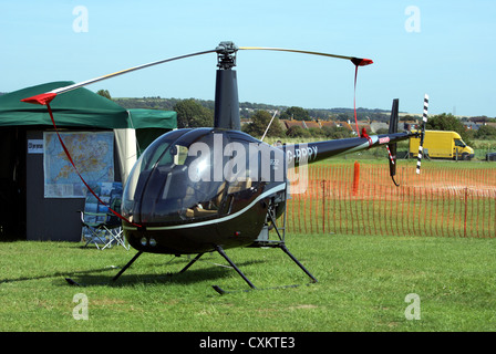 Tail Rotor Blades of a Robinson R22 Beta11 helicopter Stock Photo - Alamy