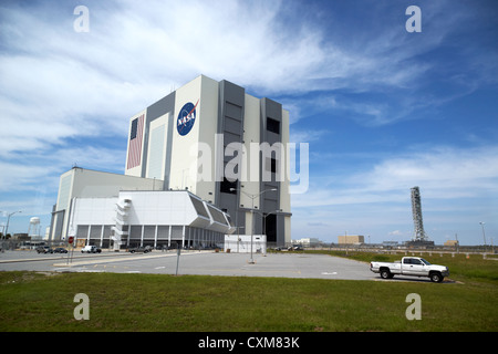 exterior of the vab vehicle assembly building and launch control center Kennedy Space Center ...