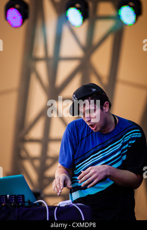 Pretty Lights on stage at the Eden Sessions at The Eden Project ...