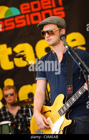 Dan Steer and band on Stage Right at the Eden Sessions at The Eden ...