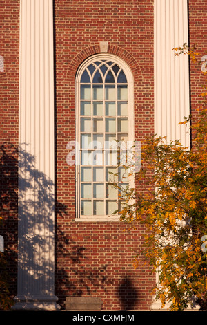 Red brick dorm buildings at Harvard Yard, the old heart of Harvard ...