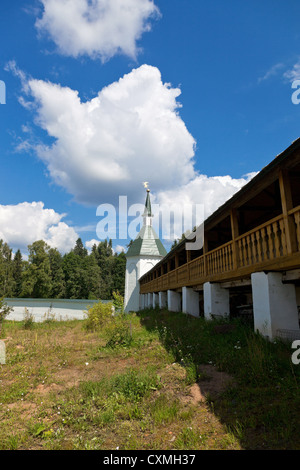 Russian orthodox church. Iversky monastery in Valday, Russia Stock ...