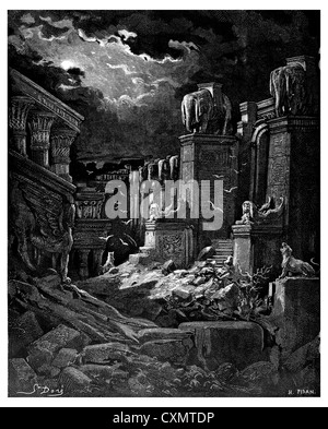Fall Of Babylon Dore Stock Photo - Alamy