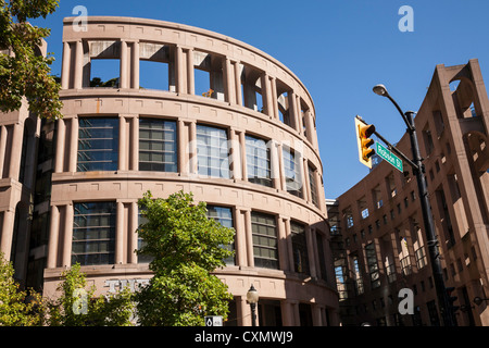 Exterior of Vancouver Public Library VPL central branch building ...