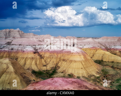 Colorful rocks at Badlands National Park, South Dakota Stock Photo - Alamy