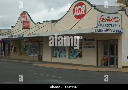 IGA everyday supermarket in Beaconsfield, Tasmania,Australia Stock ...