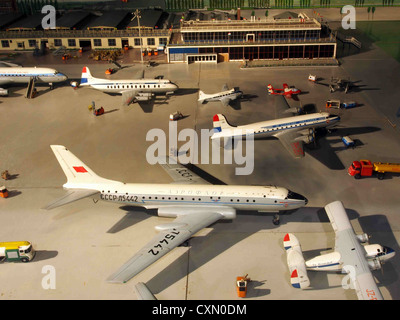 Aircraft model exhibits at Aviodrome Lelystad Stock Photo - Alamy