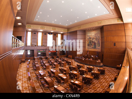 Senate chamber, Oregon State Capitol, Salem, Oregon, USA Stock Photo ...