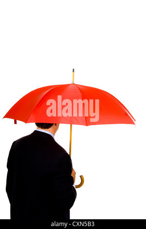 an umbrella as a protection against rain on the outside umbrella as ...