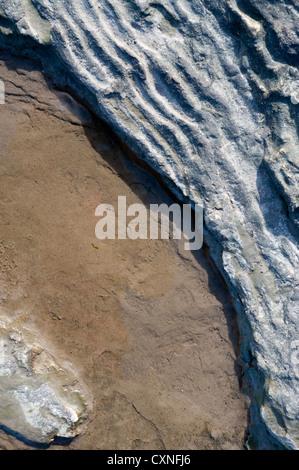 natural stone weather beaten and watet worn close up/abstract Stock ...