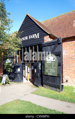Entrance to Manor Farm Museum, part of Manor Farm Country Park near ...