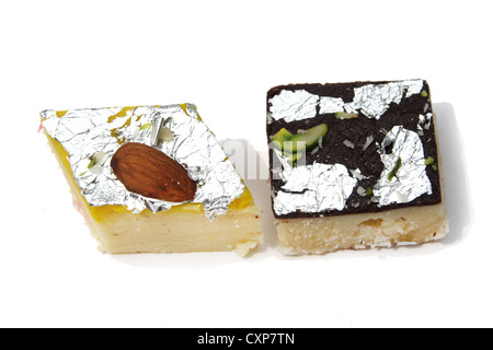 Chocolate burfi (Indian sweets Stock Photo - Alamy