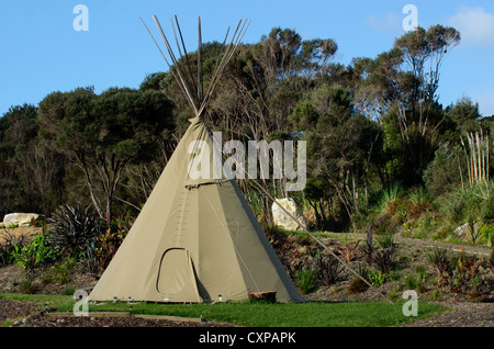 A tepee (tipi, teepee) is a Plains Indian home. It is made of buffalo ...