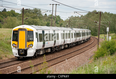 Stansted Express train, operated by National Express East Anglia ...