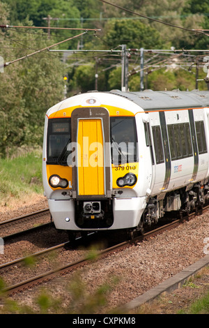 Stansted Express train, operated by National Express East Anglia ...