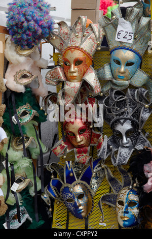 Shop selling carnival masks and costumes in Venice. Including full ...