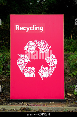 Recycling Centre sign Stock Photo - Alamy