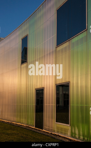 Polycarbonate facade of the Trinity Laban Conservatoire of Music ...
