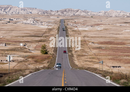 South Dakota Highway 240, Badlands Loop Road, from the Big Badlands ...
