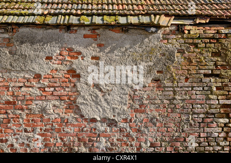 Brickwork of so-called Reichsformat or German format bricks with Stock ...