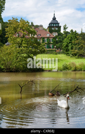 Hotel of Schloss Lerbach Castle, Bergisch Gladbach, North Rhine ...