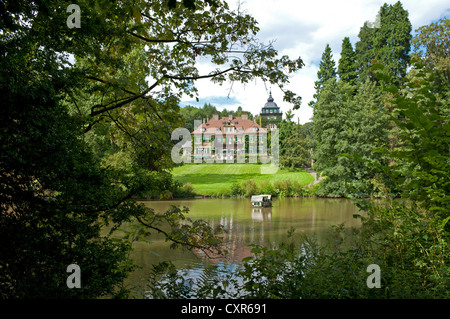 Hotel of Schloss Lerbach Castle, Bergisch Gladbach, North Rhine ...