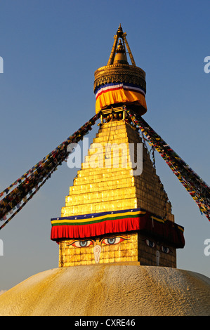 Boudhanath Stupa in the Kathmandu valley, Nepal Stock Photo - Alamy