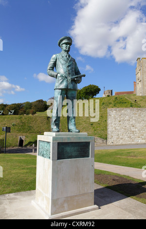 Dover Castle, Statue of Admiral Sir Bertram Ramsey, Dover, Kent ...