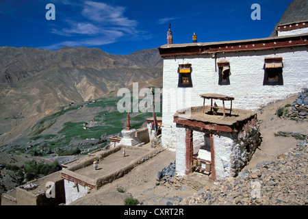 Lingshed monastery. Zanskar. India Stock Photo - Alamy
