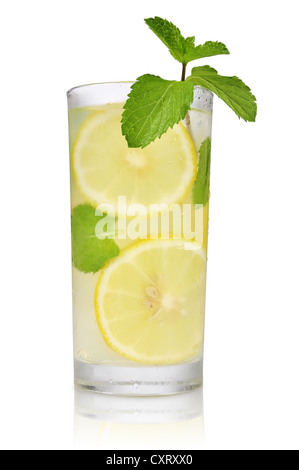 Lemon Mint Juice Stock Photo - Alamy