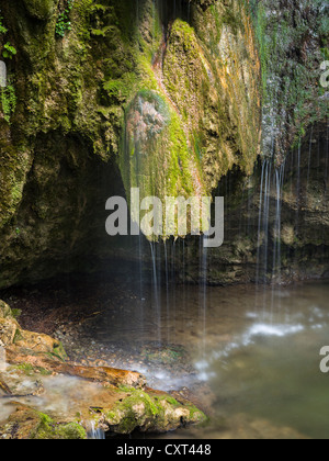 Hinang waterfalls, Upper Allgaeu, Swabia, Bavaria, Germany, Europe ...