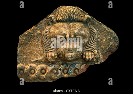 Terracotta antefix with lion's head late 6th century B.C. East Greek A ...