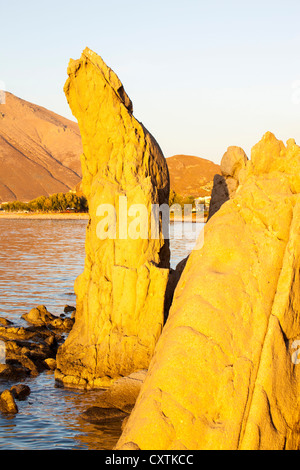 A phallic shaped rock in Myrina on Lemnos, Greece Stock Photo - Alamy