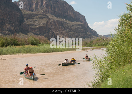 Kayaking on the Rio Grande Stock Photo - Alamy