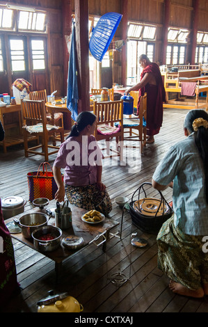 Nga Phe Chaung monastery, also known as the Jumping Cat Monastery ...