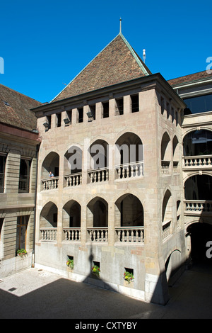 switzerland swiss landmark geneva hall city town flow reflection ...