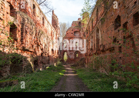 Balga - ruins of medieval castle of the Teutonic knights. Kaliningrad ...