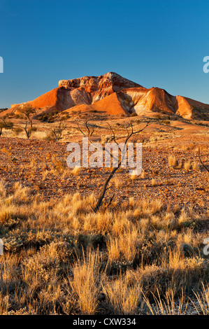 The Painted Hills desert and landscape, coloured layered geological ...