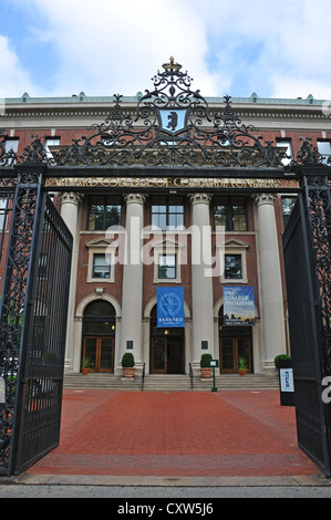 Columbia University Barnard College Campus Gate in the spring. New York ...