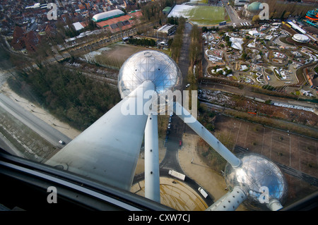 View from the Atomium in Brussels, Belgium in autumn Stock Photo - Alamy