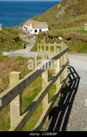 Tintagel Castle Island, Tintagel town, Cornwall County, England, UK ...