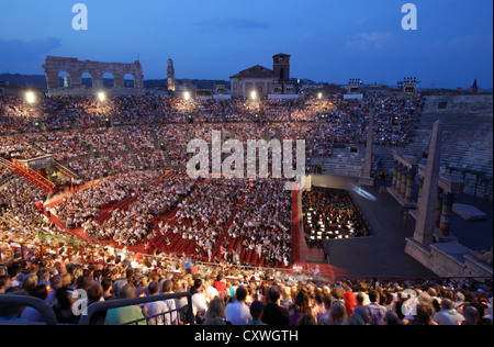 Classical opera house theater, wide-angle interior view from the stage ...