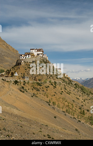 Lahaul and Spiti: A view of Key Monastery during the winter season at ...