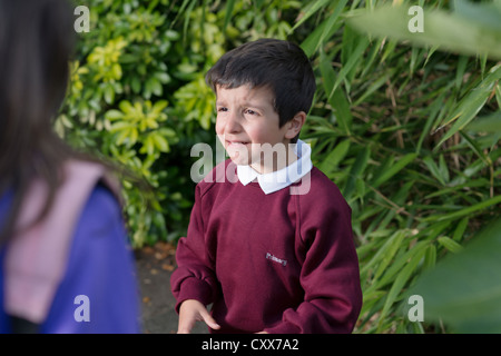 Boy being bullied in school Stock Photo - Alamy