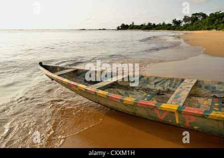 Fishing boats on the beach of Kribi, Cameroon, Africa Stock Photo - Alamy