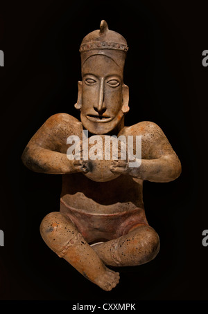 Seated Ballplayer. Culture: Ameca-Etzatlán. Dimensions: H. 19 5/8 x W ...