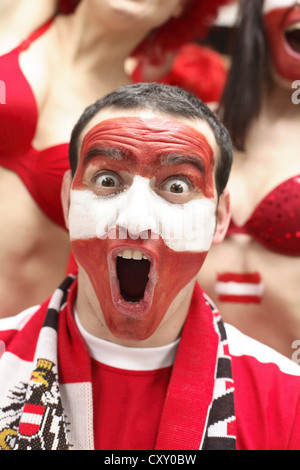Austrian football fan Stock Photo - Alamy