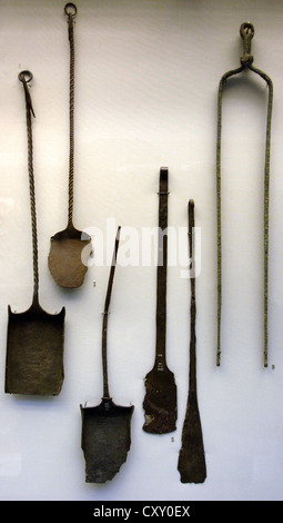 Agricultural tools from the ancient Cypriot city of Enkomi. 1200-1050 ...